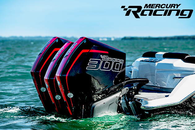 Новый двигатель MERCURY RACING 300R с подвеской AMS
